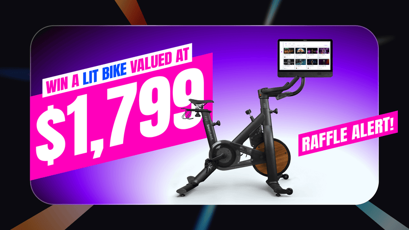 freebeat™ Lit Bike, Workout Bike With Touchscreen